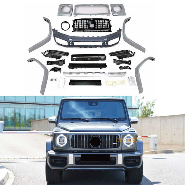 G63 Mercedes-Benz Front Bumper & Wheel Arch Body Kit for W436/W464 G-Class (2019+) - ODM