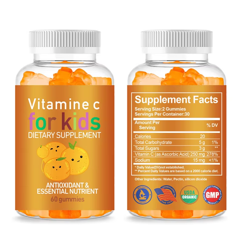 OLLI OEM/ODM/OBM Vitamin C Gummy Vitamine C Gummy Pour La Peau Gummy ...