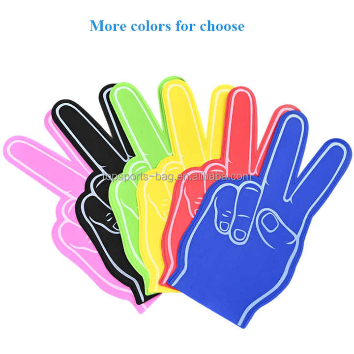 Cheering EVA Foam Hand Promotion EVA Fingers Sport Event Cheerleading ...