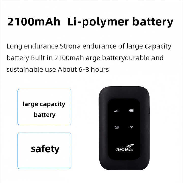 DNXT 4G LTE Wifi Router - High Speed Portable Hotspot