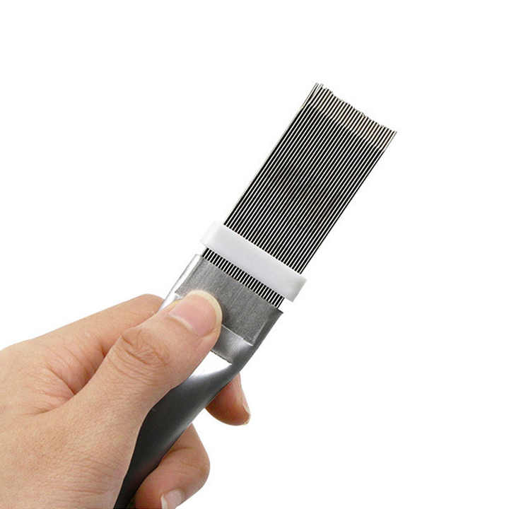 Air Conditioner Fin Cleaning Comb Stainless Steel Condenser Radiator ...