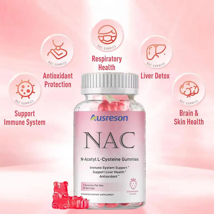 VitaSpring OEM Nac N-acetyl Cysteine Gummy Immune Support Supplement ...