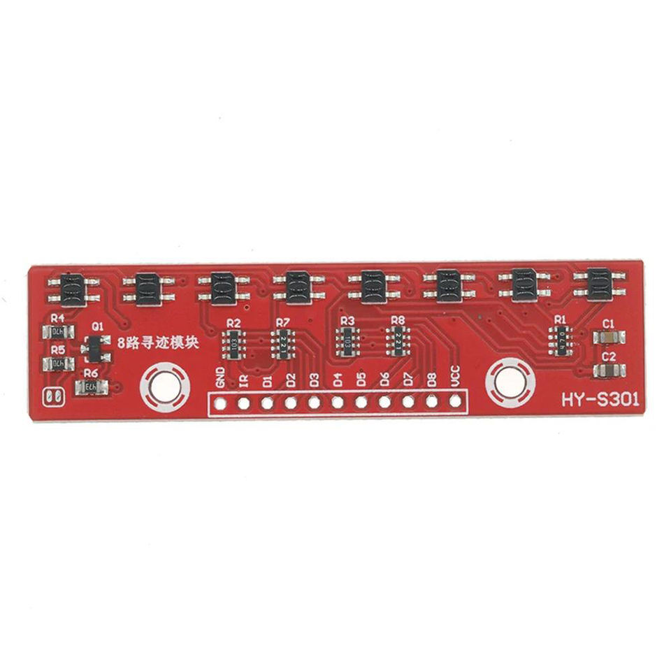 8 Channel IR Tracking Sensor Module 8 CH Infrared Line Track Trace ...