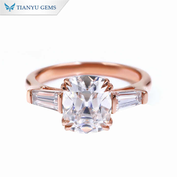 Tianyu Custom Jewelry 10K 14K 18K Charming Solid Gold Engagement Rings ...