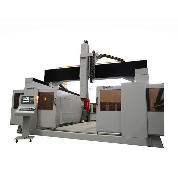 High Productivity 5 Axis CNC Router Cutters for MDF Door Machine