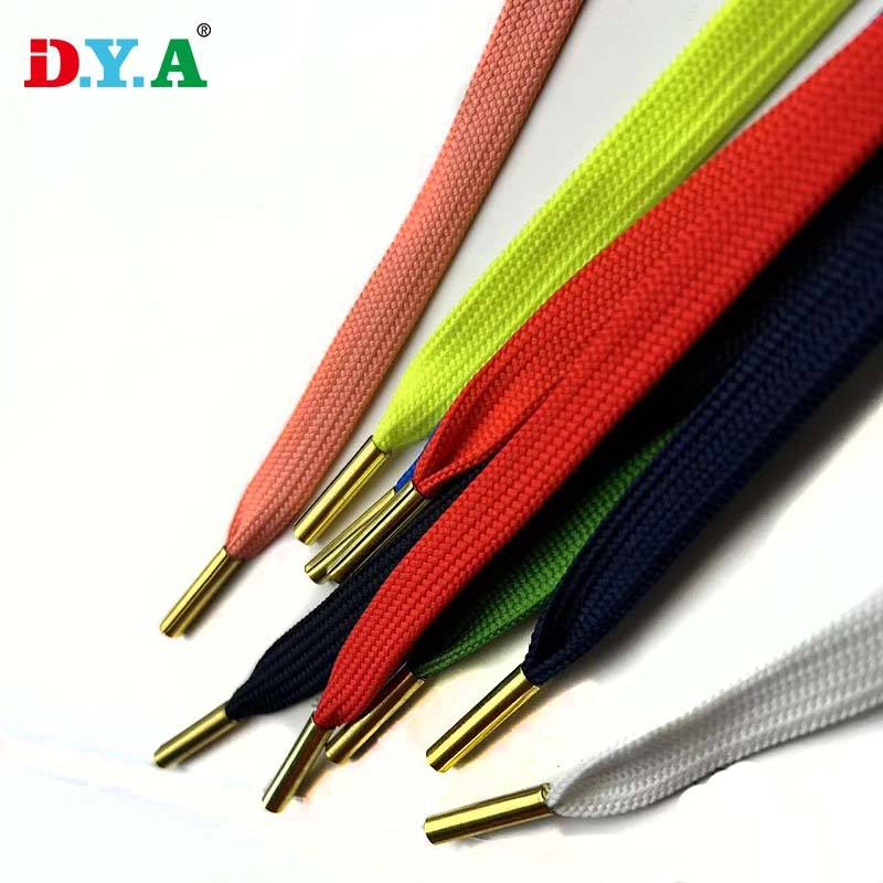 Custom Rope Flat Cord Hoodie String Drawstring Draw Cord with Golden ...