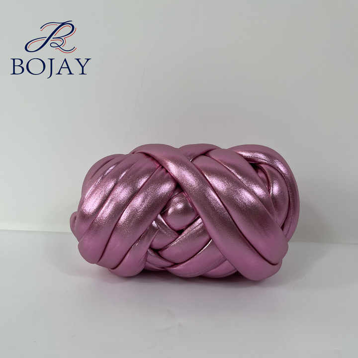 Bojay Customized Weight 2.5cm Metallic Glossy Leather Yarn Chunky Hand ...