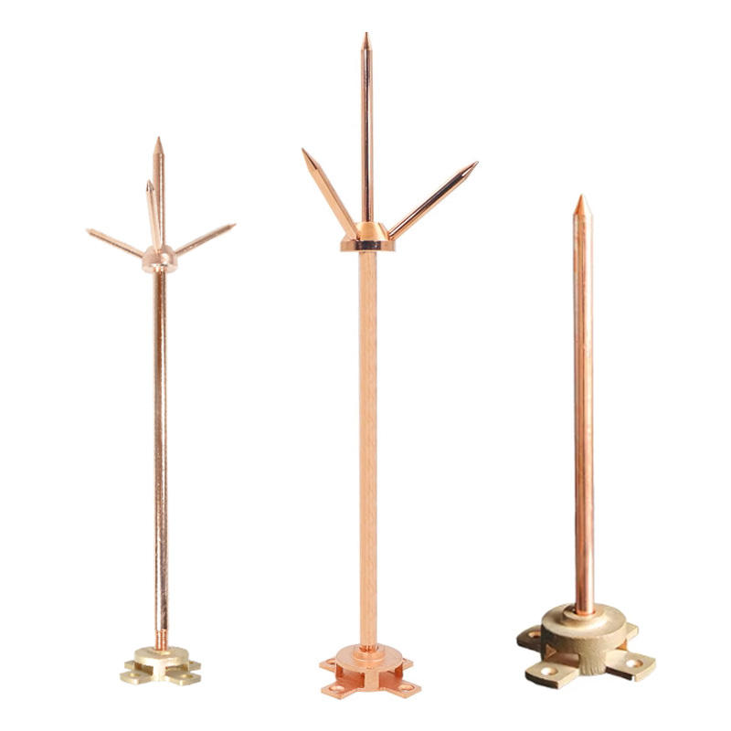 Customized Size Copper High Voltage Lightning Protection Thunder ...