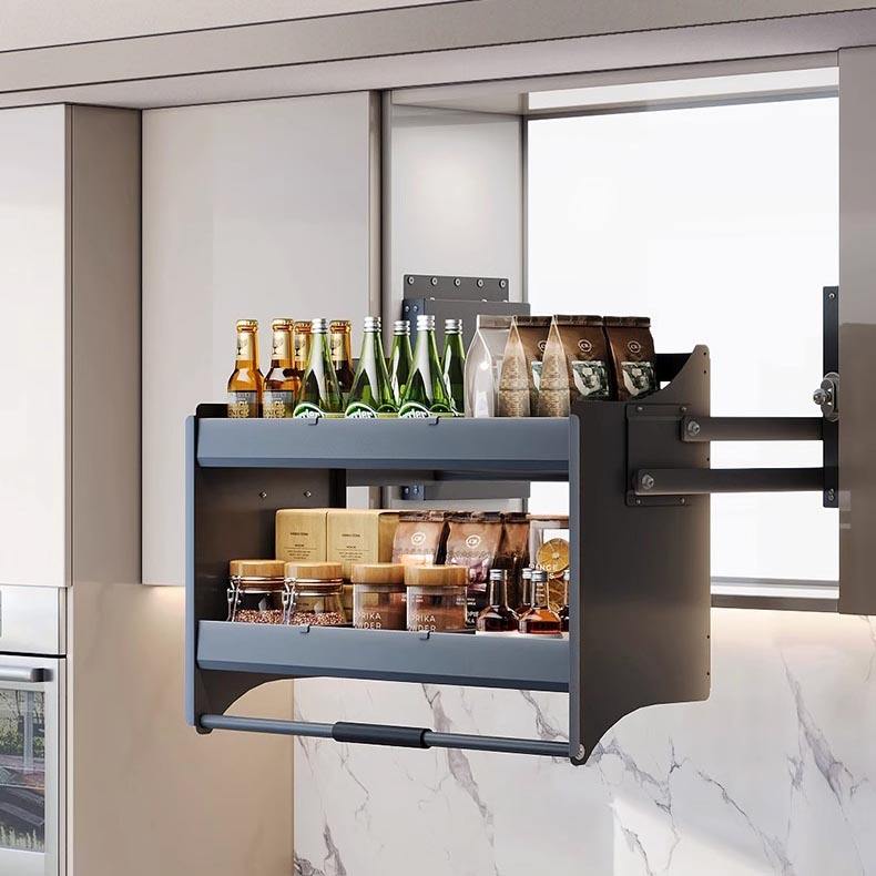 Multi-functional Pull Down Shelf Hanging Snack and Beverage Storage ...