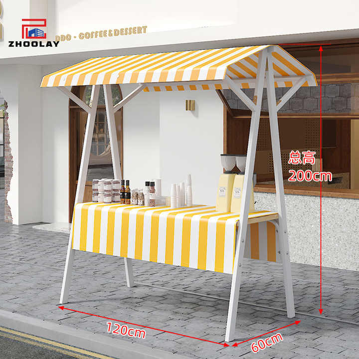 Outdoor Stall Display Stand Market Mobile Folding Shed Portable ...