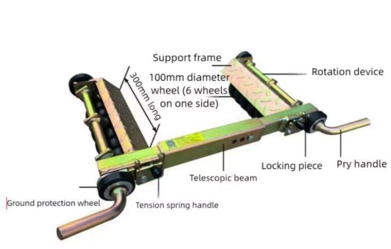 Car Skates Vehicle Positioning Ratcheting Foot Pedal Lift Car Wheel ...