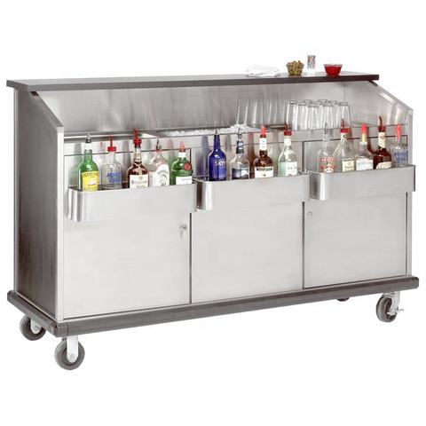 Stainless steel cocktail station bar equipment design for pub/bar/hotel ...