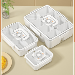 Superb Quality plastic food container with divider With Luring ...