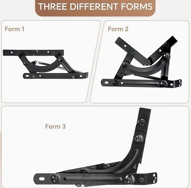Adjustable Spring Mechanism Lifting Hinge Hardware Triple Click Hinge ...
