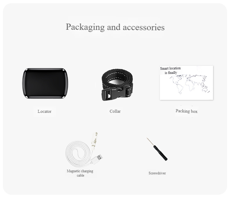 Beidou 4G Pet GPS Tracker, Wireless Anti-Lost Collar for Cats & Dogs ...