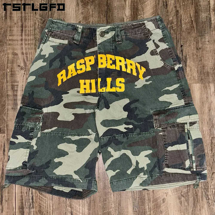 Custom Mens Shorts - Baggy Digital Print Hunting Embroidery