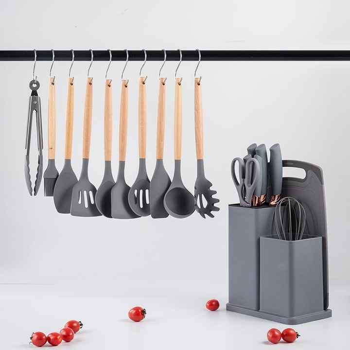 High Quality 19 Piece Silicone Kitchen Utensil Set