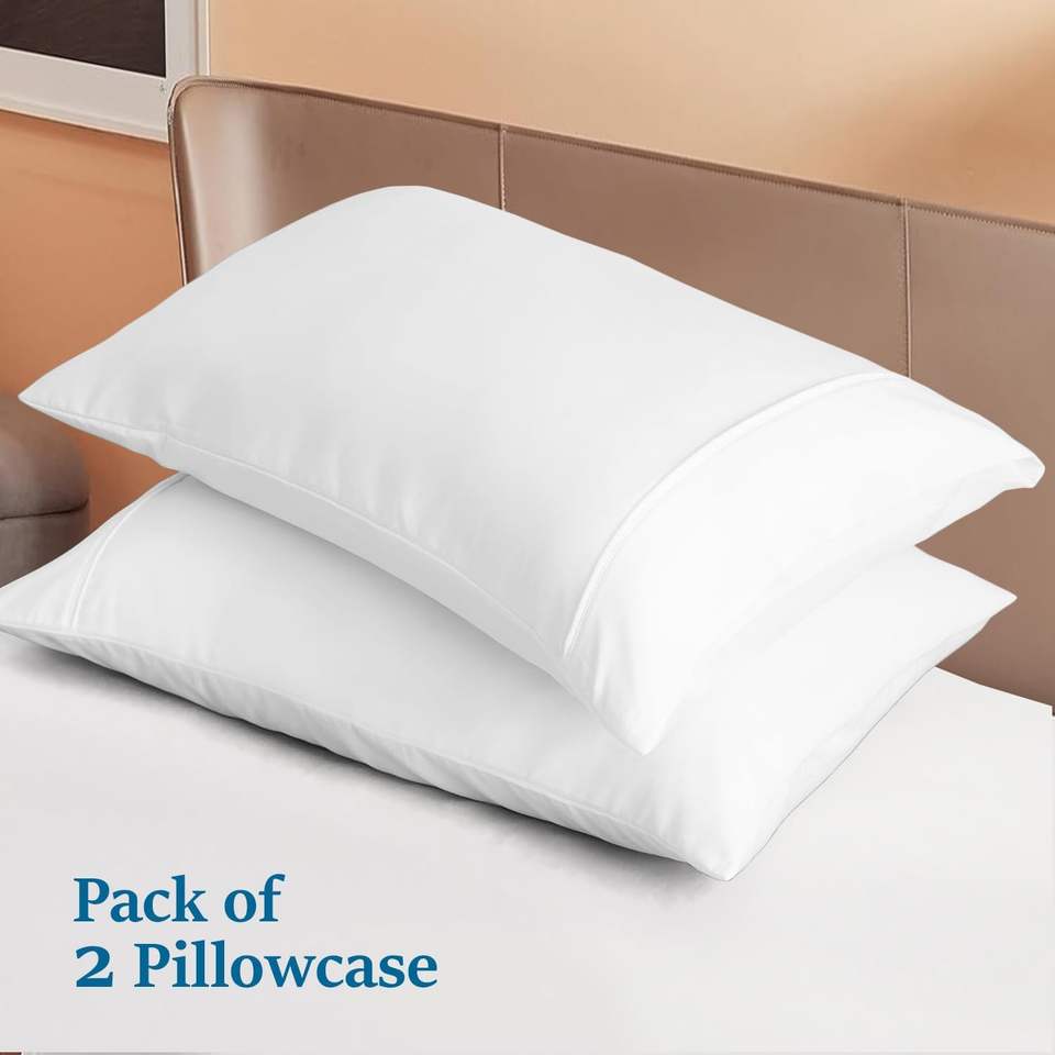 Heavy-Duty Industrial Pillowcases Hotels Hostels 100% Cotton Anti Dust ...