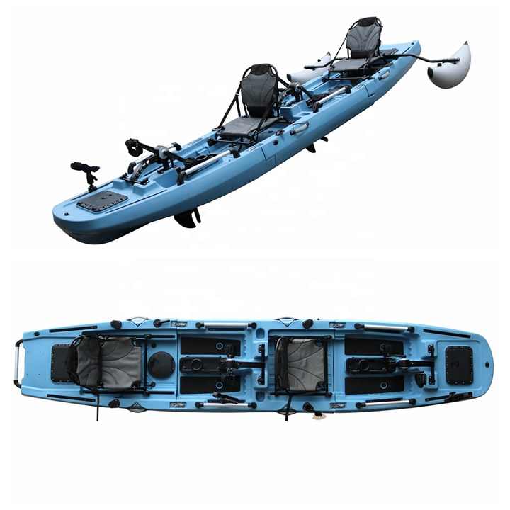 Vicking 2 Person Modular Fishing Kayak - 14.5 Ft Pedal Drive