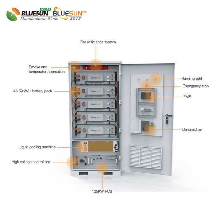 500kw Liquid Cooling Energy Storage System for Industrial Use