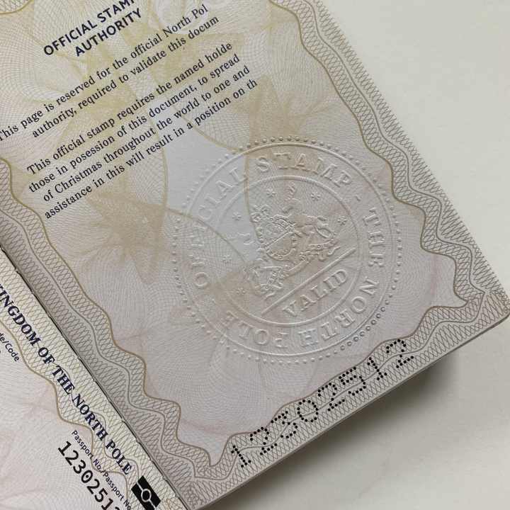 Customized British Props Passport Printing for Clubs and Children ...