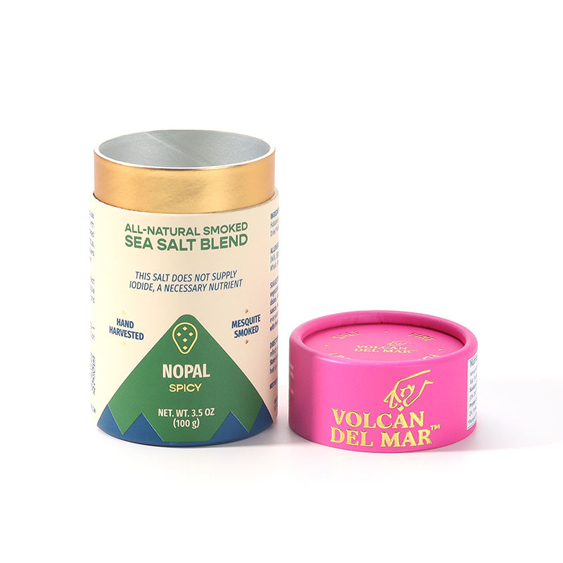 Custom Logo Eco-friendly Recyclable Kraft Paper Tube Paper Cylinder Box ...