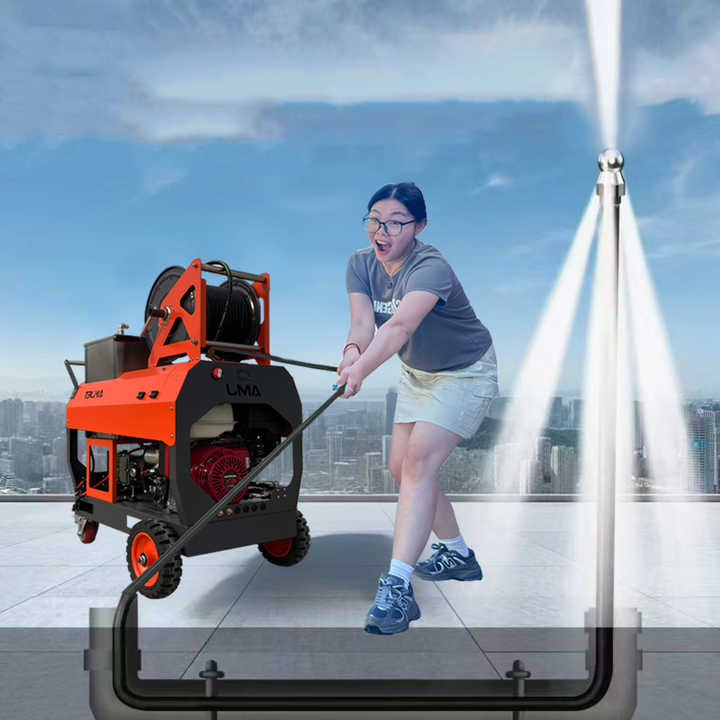 Industrial Hydro Jetter High Pressure Sewer Jetter Machines for Drain Cleaning Pressure Washer ...