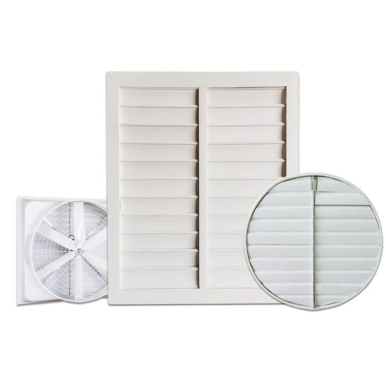 Agricultural Wall Exhaust Shutter - PVC Louver Solutions