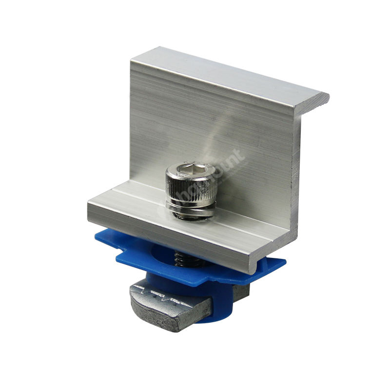 Aluminum Adjustable Solar End Clamp - Quick Installation