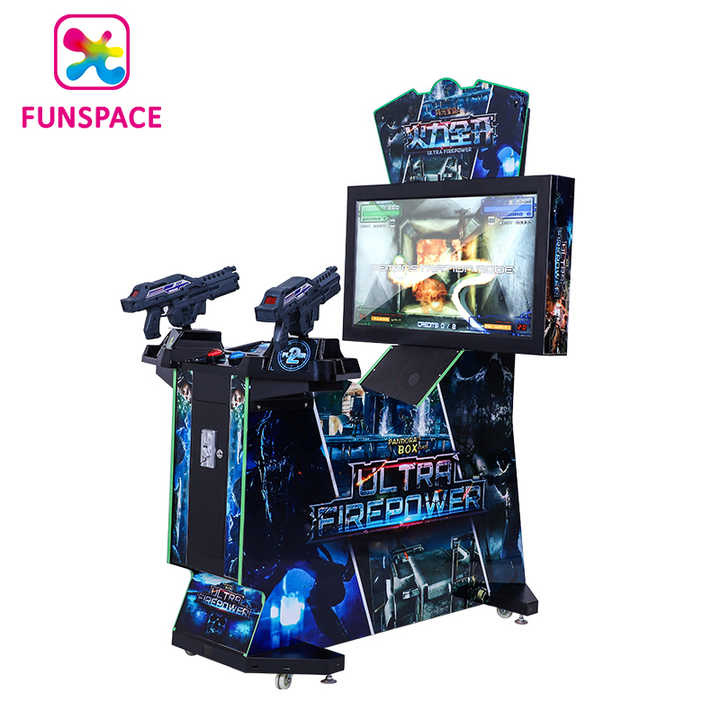 Interactive Arcade - 2 Player Gun Shooting Game Machine