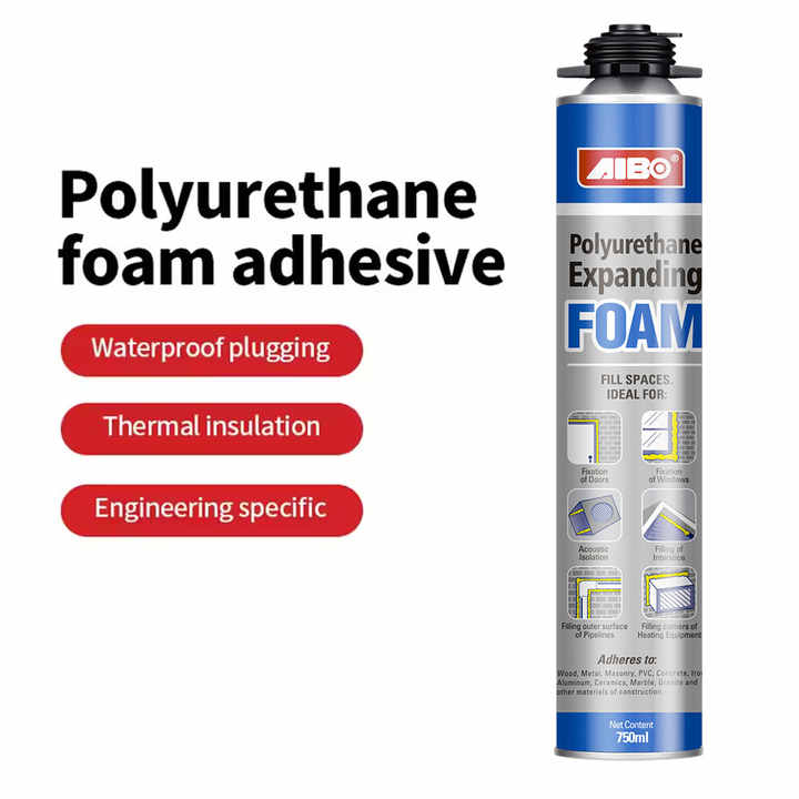 One Component Expanding Foam Polyurethane Pu Foam Spray for Window and Door Installation ...
