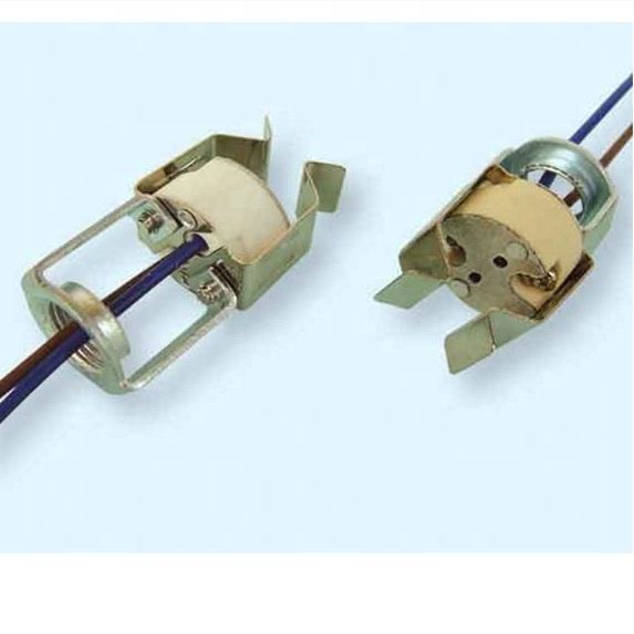 G4, GX5.3, G6.35 Mr16 Lamp Holder Ceramic Socket with Clip