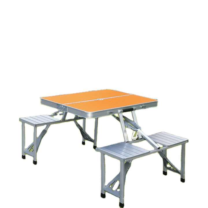 Factory wholesale outdoor one-piece table and chairs integrated camping ...