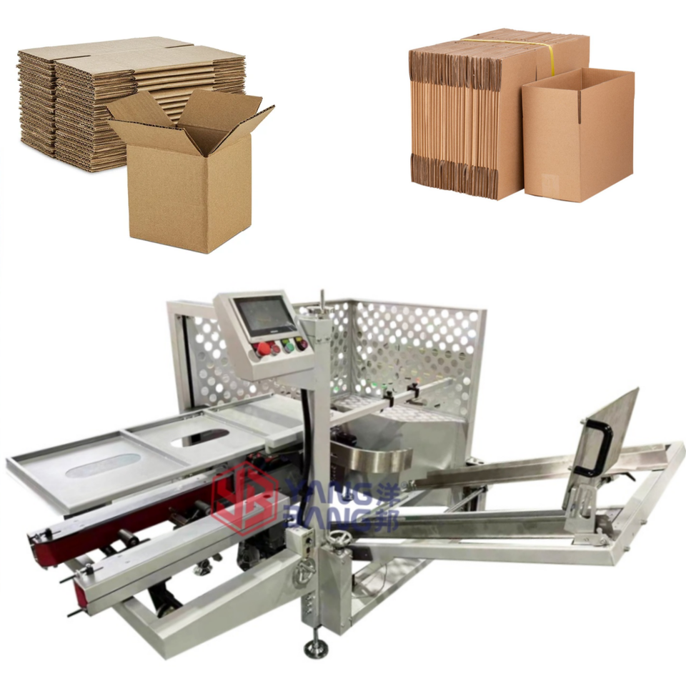 YB-DK500 Case Erector Carton Box Packing Case Open Folding Erector ...