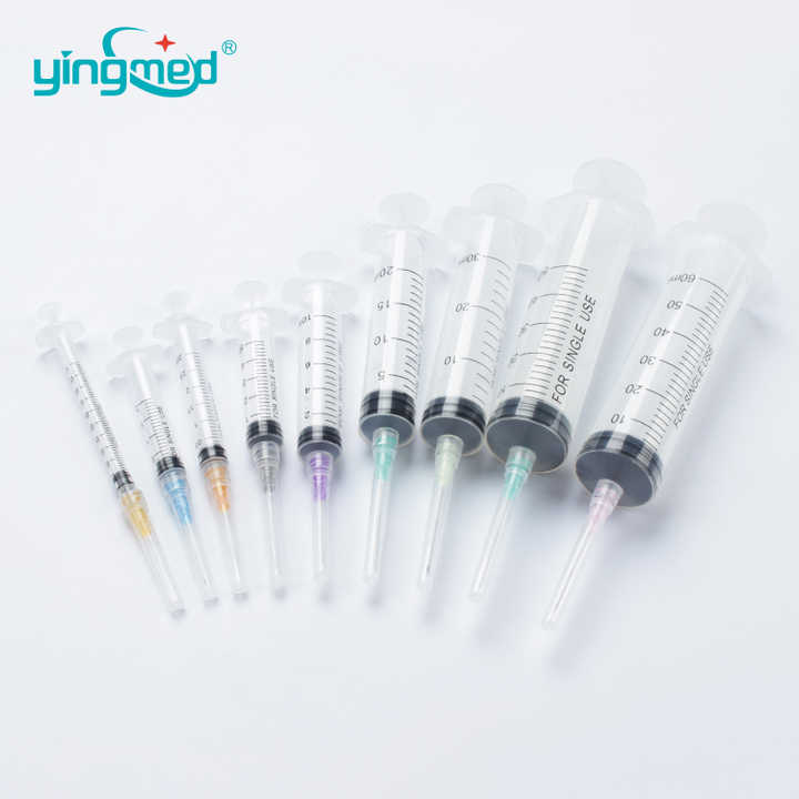 Disposable Plastic Luer Lock Syringes with Needle 1ml 3 Ml 5ml 10ml 20ml 60ml Syringe| Alibaba.com