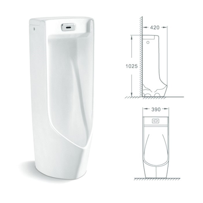 Best Selling Smart Urinal - Urine Basin for Toilet - Wall Mounted Ceramic