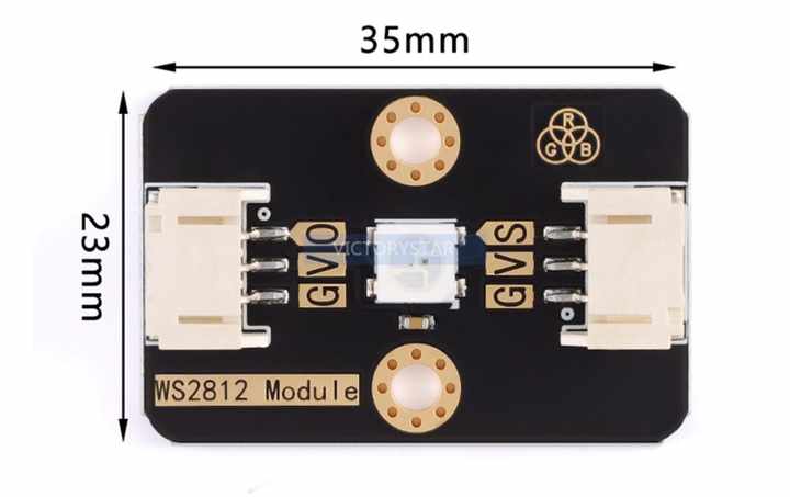 Module 1 Ws2812 5050 Rgb Color Light module Full color LED module ...