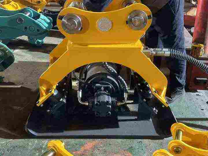 Excavator Hydraulic Vibratory Rammer Plate Compactor Foundation ...