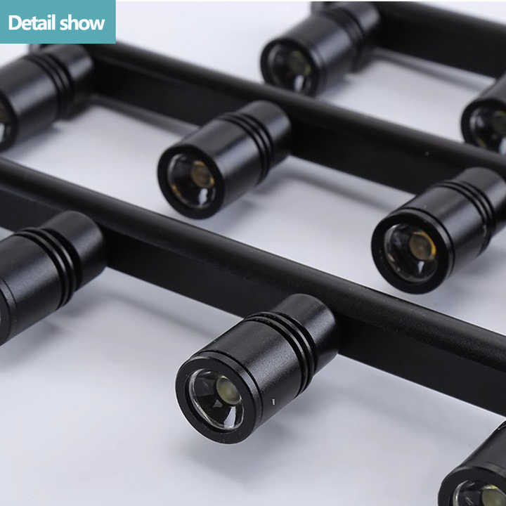 Vertical Standing Pole Cabinet Spotlights Adjustable Rotating 2W3W5W ...