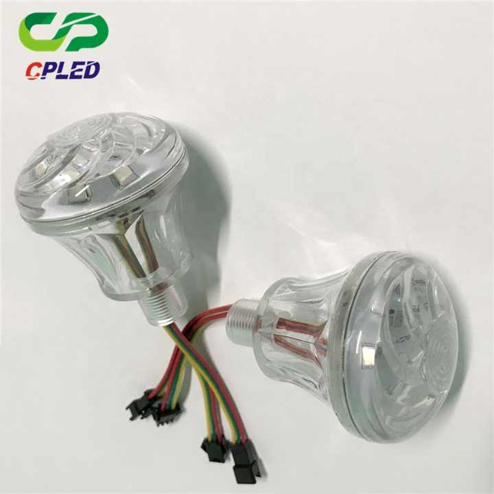 Cabochon funfair 60mm led amusement light 24v Amusement Led Pixel Light ...