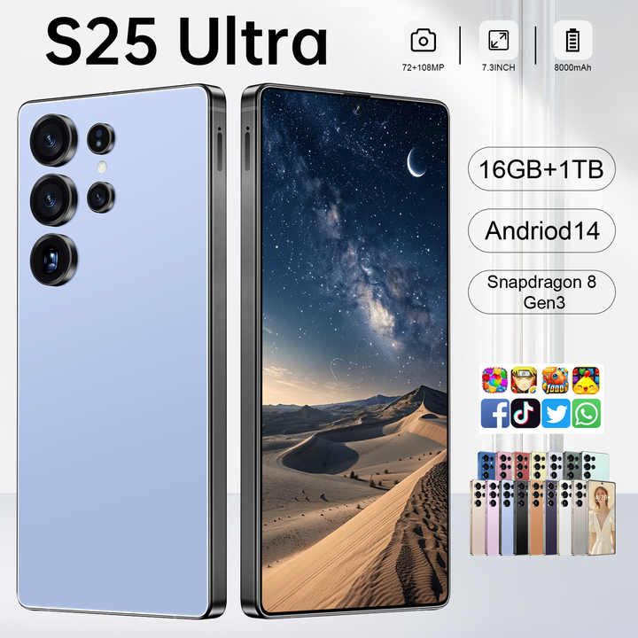 S25 Ultra 7.3-Inch Dynamic AMOLED 5G Smartphone HD Ultra-Wideband (UWB ...