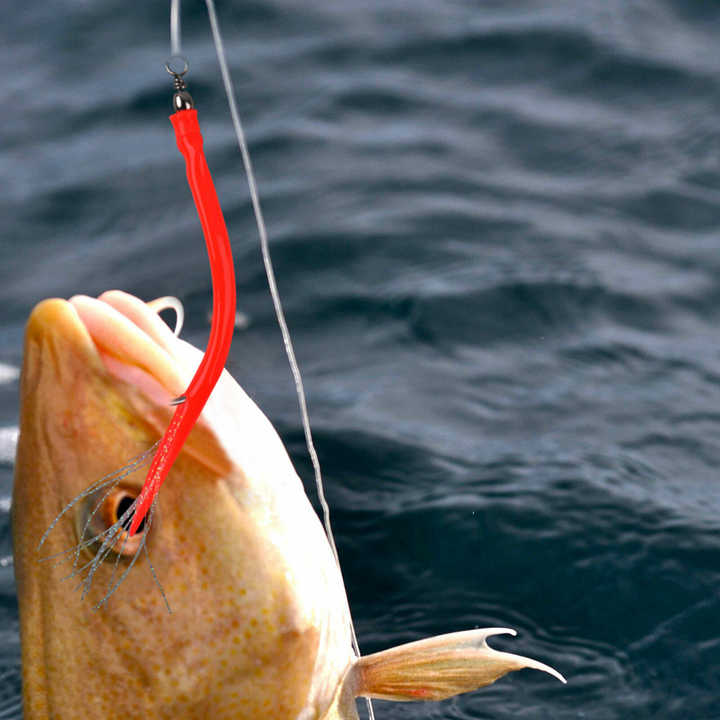 DORISEA Fishing Gummimakk Gummi Makk Mak Norwegen Hooks