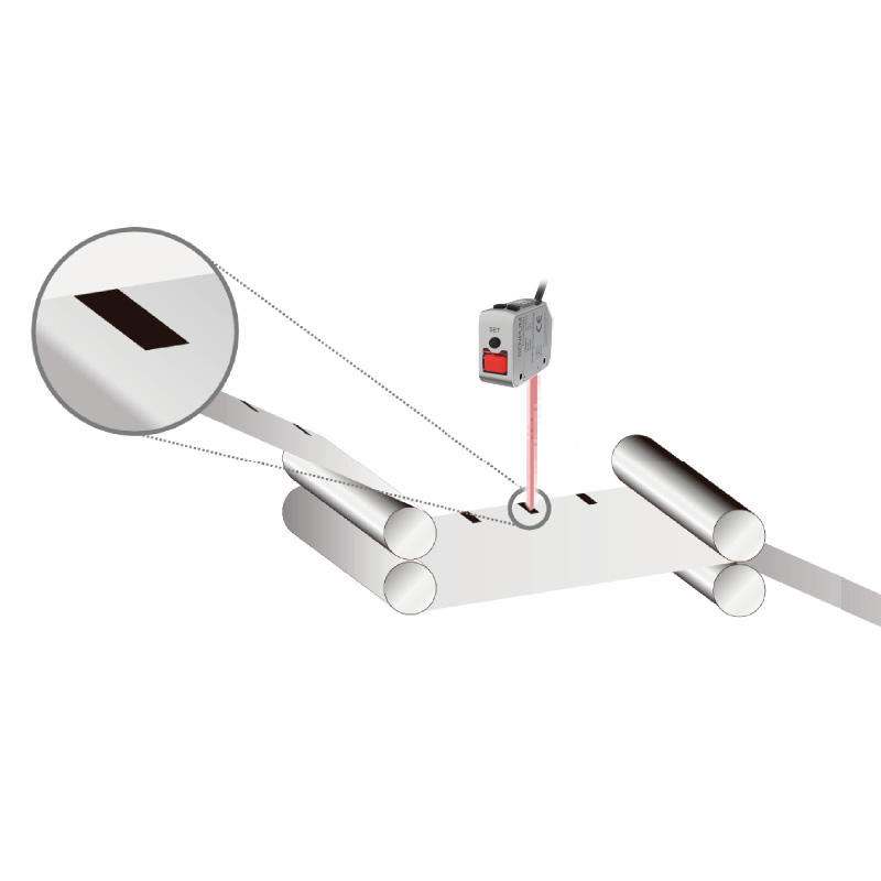 Senpum Line Spot Type Color Mark Sensor De Color De 24V 3m Long ...