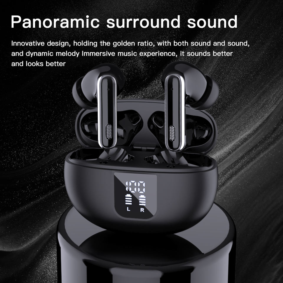 Upgrade TWS Earphones AI Translation Function Digital Display Battery ...