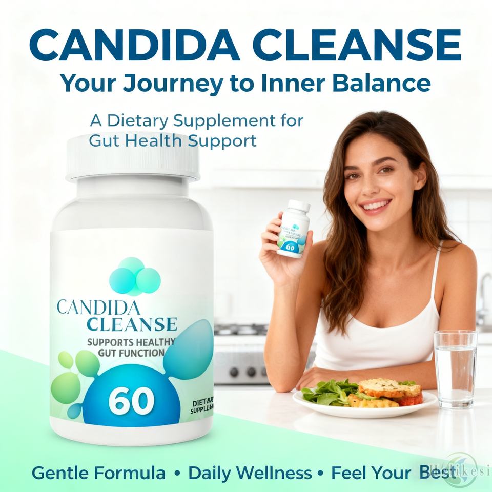 Candida Cleanse Capsules Detox Supplement for Adult Gut Colon Health ...