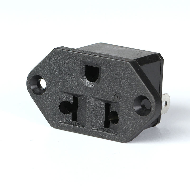 LZ-F-M6 Brazil Socket IEC Connector - 3 Outlets Electrical Item