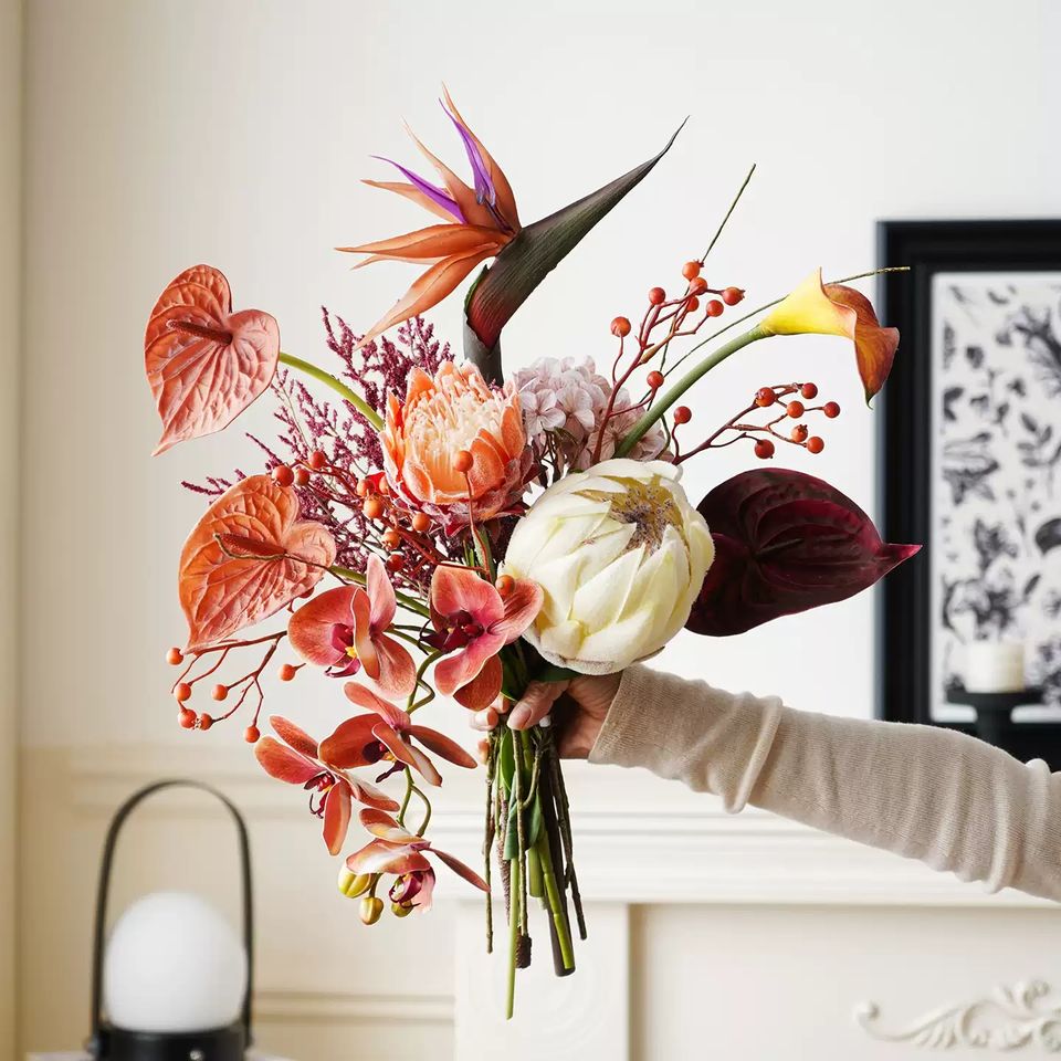 Bird of Paradise Artificial Flower Tropical Plant Party Supplies Home ...