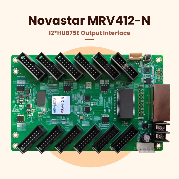 4K Controller LED Display Screen Receiving Card HUB75E