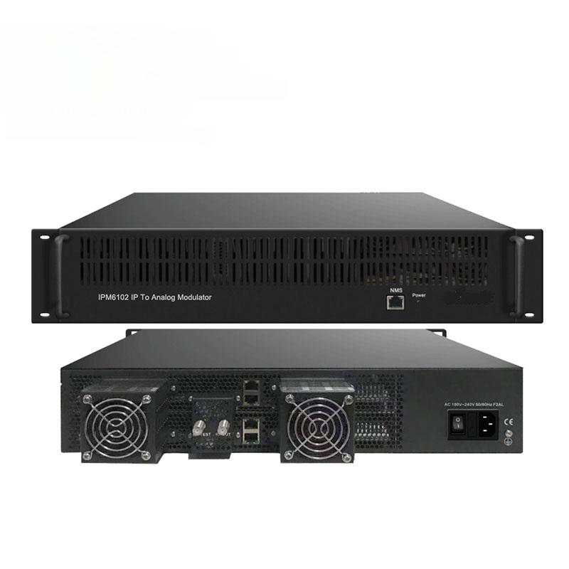 ip to analog modulator with Multi-system PAL-B/G, PAL-DK, PAL-I, PAL-M ...
