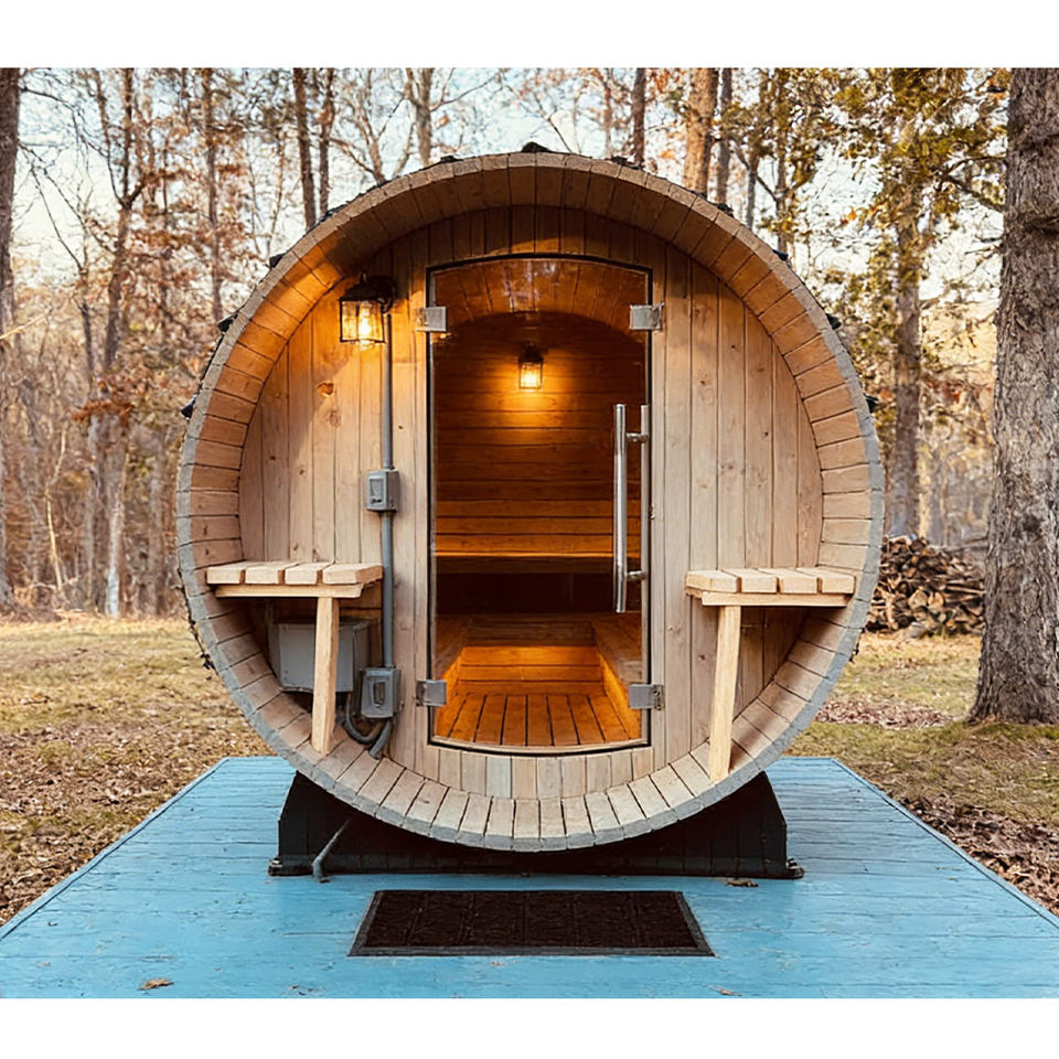 Affordable Cedar Barrel Sauna Rooms Outdoor Traditional Steam Sauna ...
